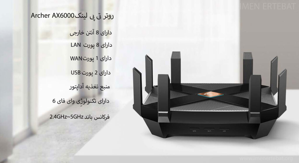 خرید و قیمت روتر تی پی لینک Archer AX6000